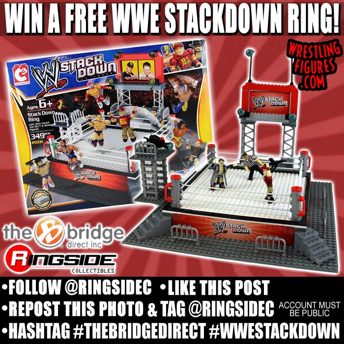 WIN A WWE STACKDOWN RING PLAYSET ON INSTAGRAM! | WrestlingFigs