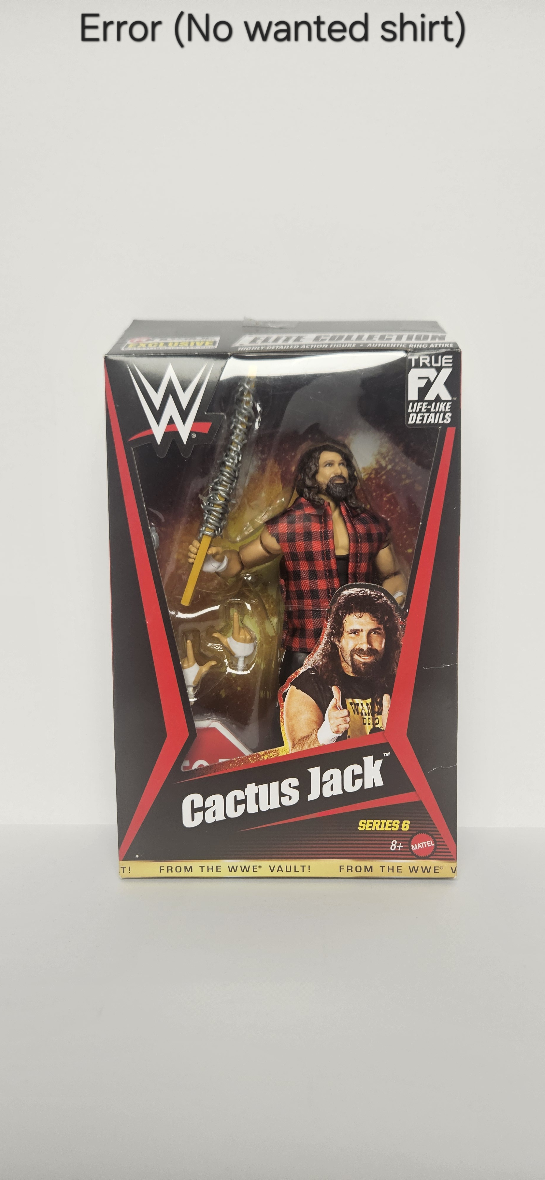 Error Figure - Cactus Jack (Barbed Wire 2x4) - WWE From the Vault ...