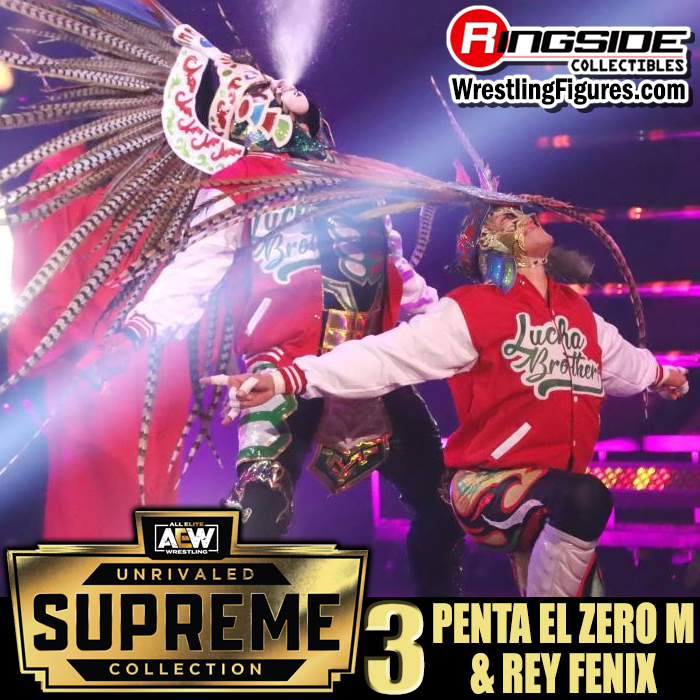 AEW Supreme Series 3 Toy Wrestling Action Figures by Jazwares! This set ...