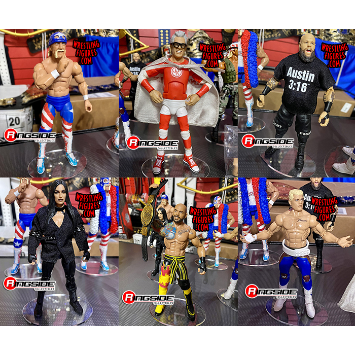 WWE Elite 101 - Complete Set of 6 WWE Toy Wrestling Action Figures by Mattel! This set includes ...