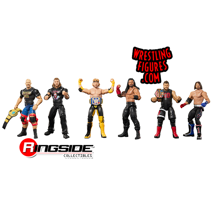 WWE Showdown 2-Packs 15 Toy Wrestling Action Figures by Mattel! This set includes: (Roman Reigns ...