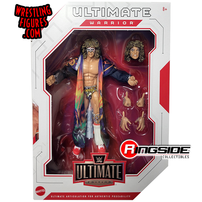 Ultimate Warrior - WWE Best of Ultimate Edition 2 Toy Wrestling Action ...