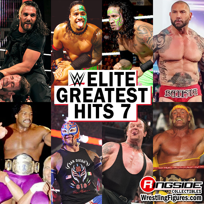 WWE Elite Greatest Hits 7 - Complete Set of 8 Toy Wrestling Action ...