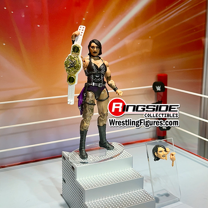 WWE Raw Real Scale Wrestling Ring Playset w/ Rhea Ripley Ultimate ...
