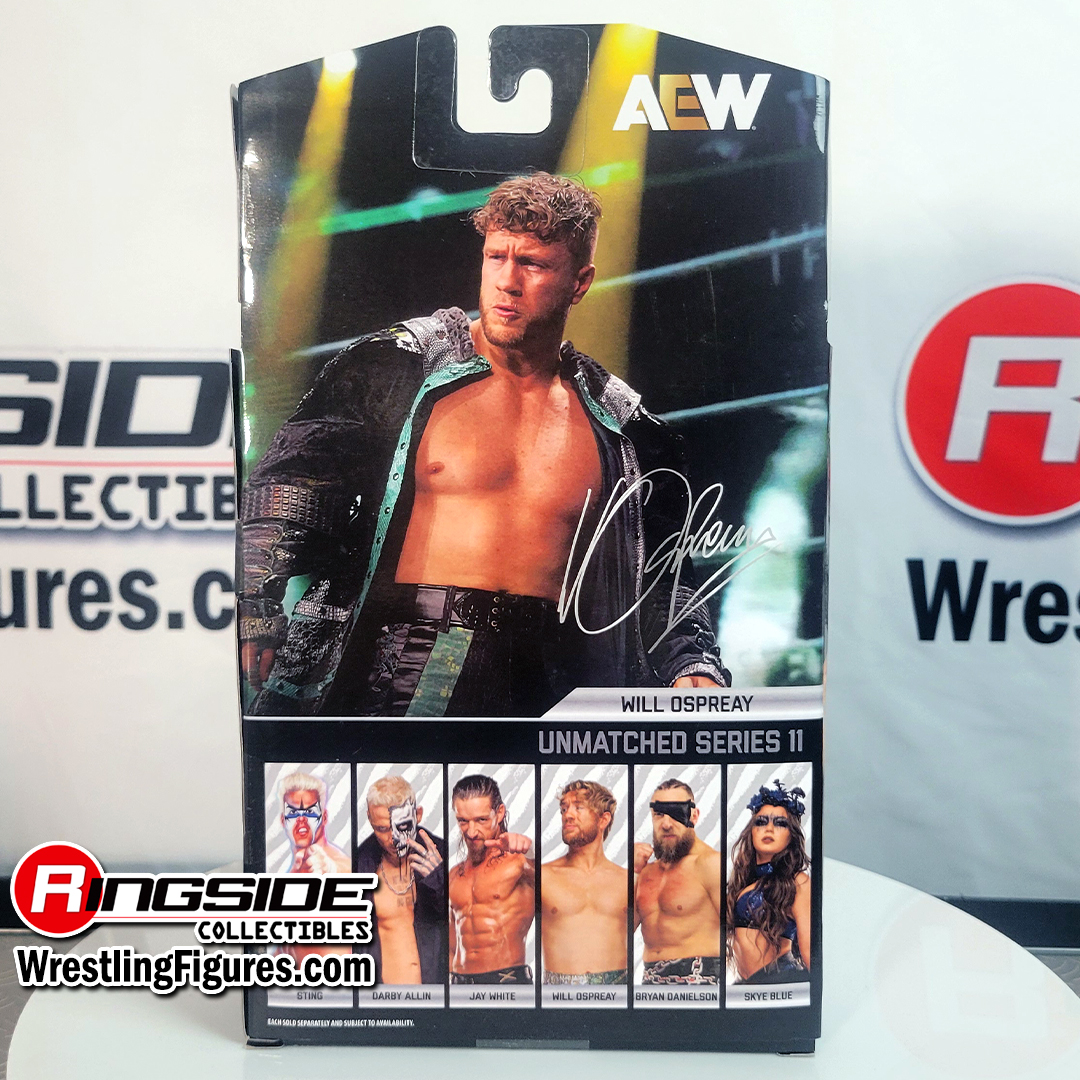 Will Ospreay - AEW Unmatched Series 11 Toy Wrestling Action Figure by Jazwares!