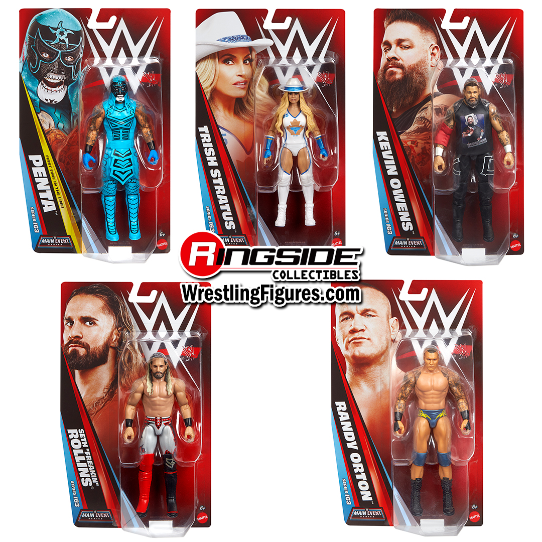 WWE Main Event 163 Toy Wrestling Action Figures by Mattel! This set ...