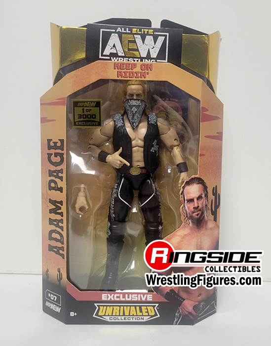 Hangman Adam Page - AEW Unrivaled Exclusive Toy Wrestling Action ...