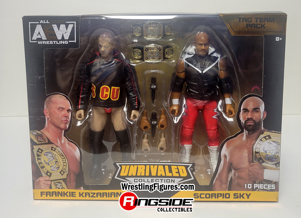 Frankie Kazarian & Scorpio Sky - AEW 2-Pack Exclusive Toy Wrestling ...