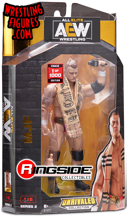 (Chase 1 of 1000) MJF - AEW Unrivaled 2 AEW Toy Wrestling Action Figure ...