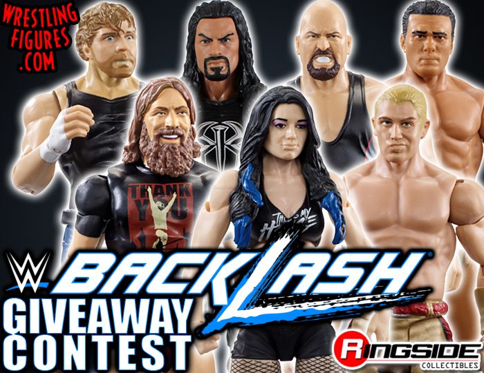WWE BACKLASH 2016 FIGURE GIVEAWAY CONTEST ON OUR FB PAGE! | WrestlingFigs