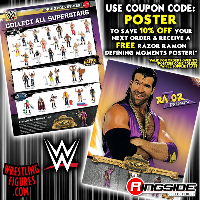 SAVE 10% & GET A FREE RAZOR RAMON POSTER! | WrestlingFigs