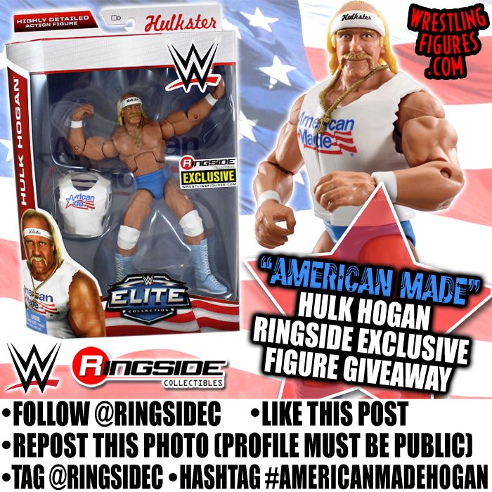 WIN AN AMERICAN MADE HULK HOGAN ON OUR INSTAGRAM! | WrestlingFigs