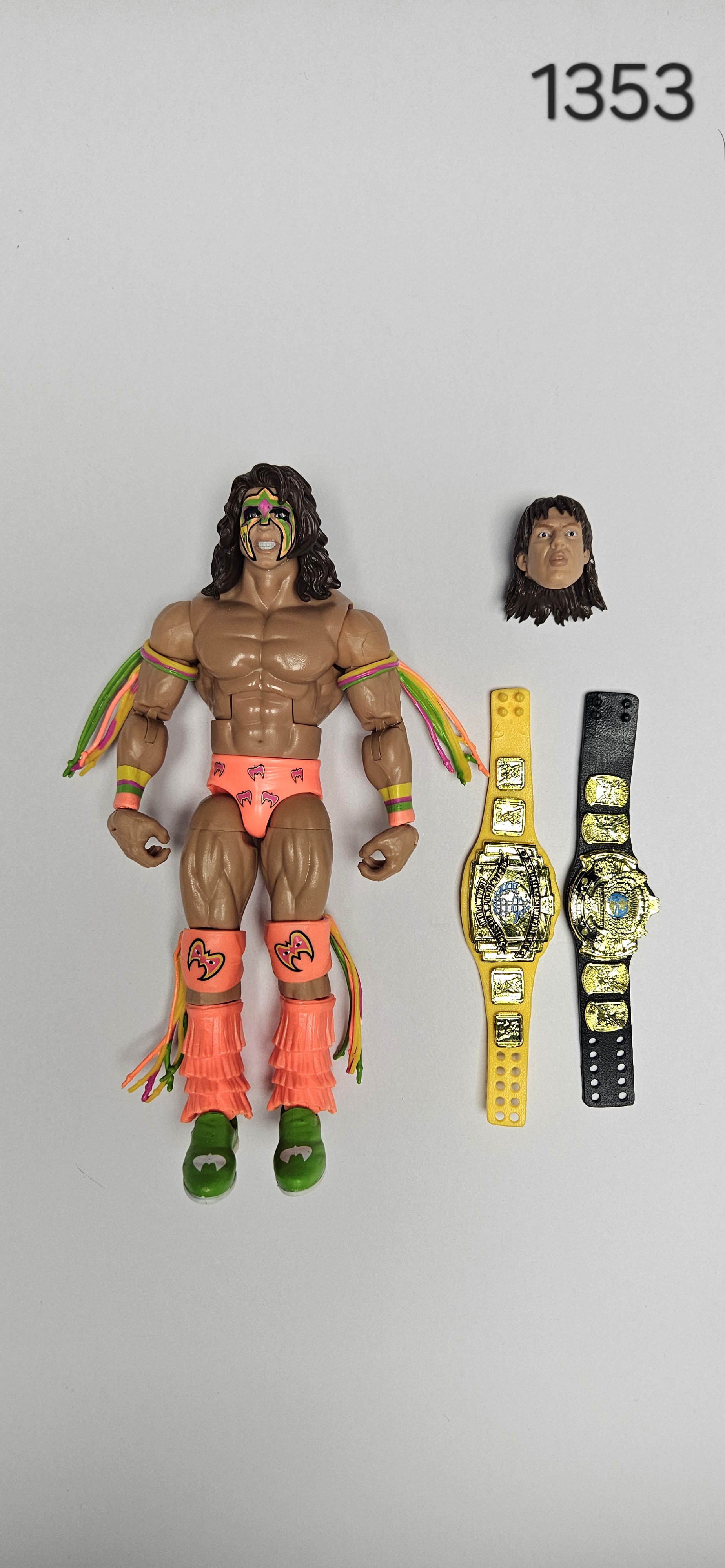 Loose Figure - Ultimate Warrior (WM6 Faded Paint) - WWE From the Vault ...