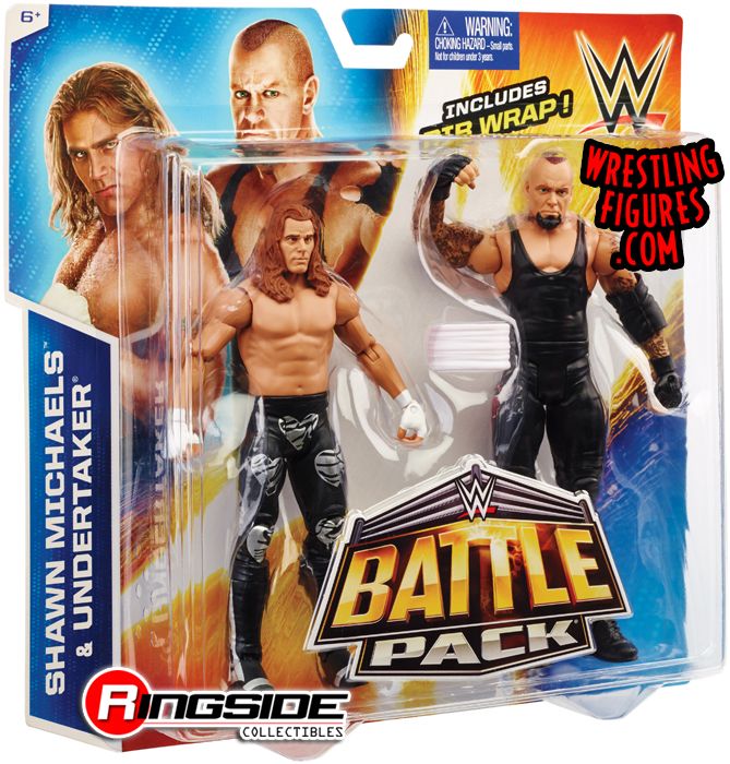 Undertaker & Shawn Michaels - WWE Battle Packs 33 WWE Toy Wrestling Action Figures by Mattel