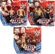 WWE Battle Packs 39 - Complete Set of 3 2-Packs WWE Toy Wrestling ...