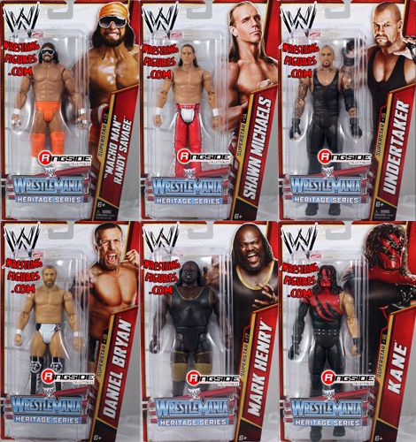 WWE Series 26 (WrestleMania Heritage) - Complete Set of 6 | Ringside Collectibles