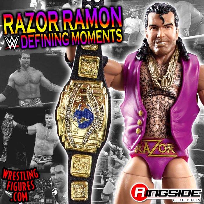 MATTEL WWE DEFINING MOMENTS RAZOR RAMON NEW IN-STOCK! | WrestlingFigs