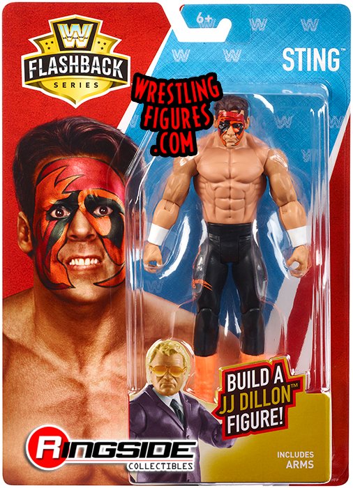 Sting - JJ Dillon Build-A-Figure Series WWE Toy Wrestling Action Figure by Mattel!