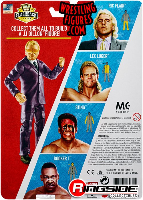 Sting - JJ Dillon Build-A-Figure Series WWE Toy Wrestling Action Figure by Mattel!