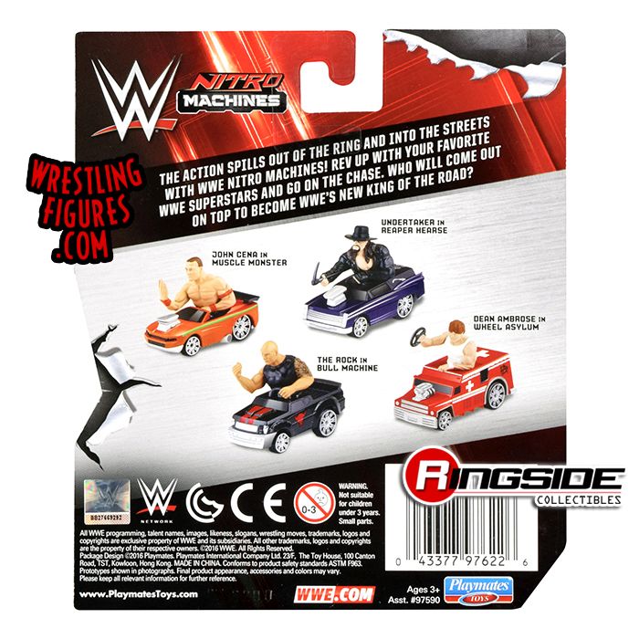Dean Ambrose - WWE Nitro Machines Toy Wrestling Car by Playmates!