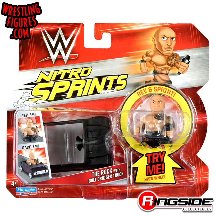 WWE Nitro Sprints - Complete Set of 4 WWE Toy Wrestling Car by ...