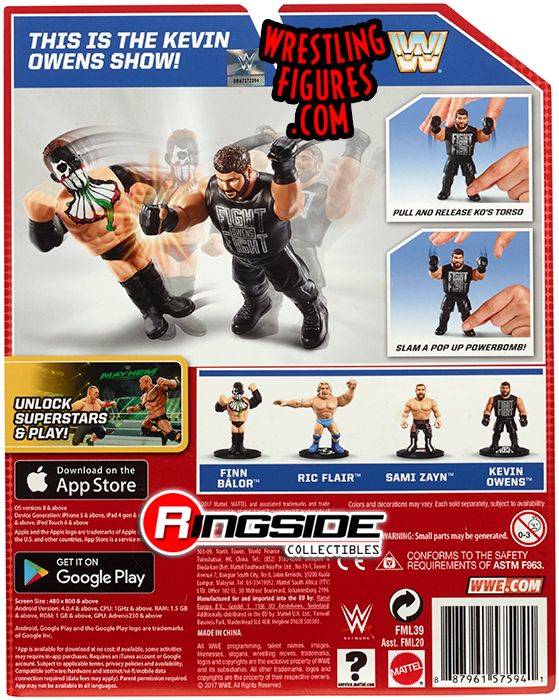 Kevin Owens - WWE Retro Toy Wrestling Action Figure by Mattel!