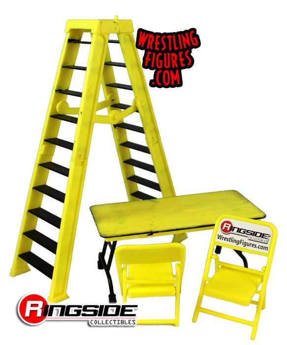 Ultimate Ladder & Table Playset (Yellow) - Ringside Collectibles ...
