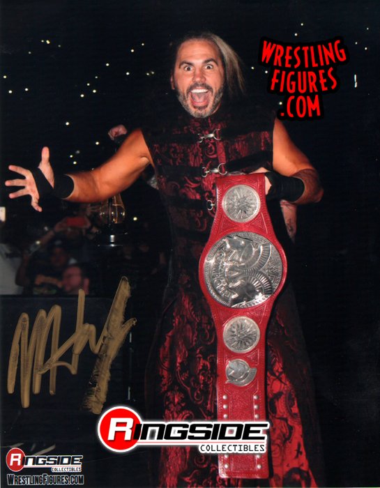 (SMUDGED AUTOGRAPH) - Matt Hardy - WWE Autographed Photo (Signed at ...