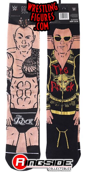The Rock (360 Knit) - WWE Wrestling Socks by Odd Sox!