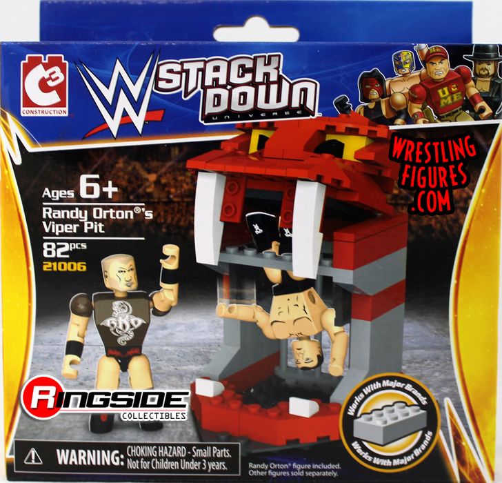 Package Deal - WWE Stackdown Playsets (Rey Mysterio, Randy Orton, Brodus Clay & Sheamus ...