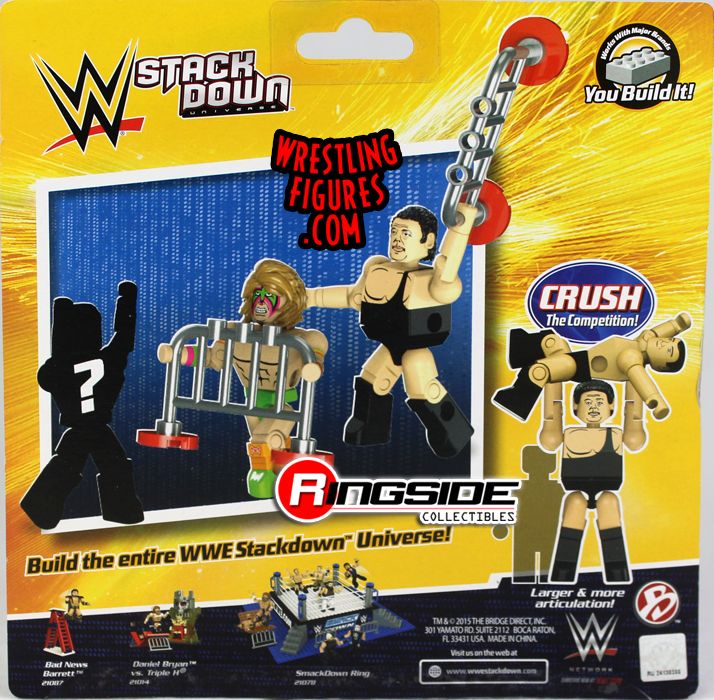 Ultimate Warrior, Andre the Giant & Mystery Figure - WWE Stackdown 3 ...