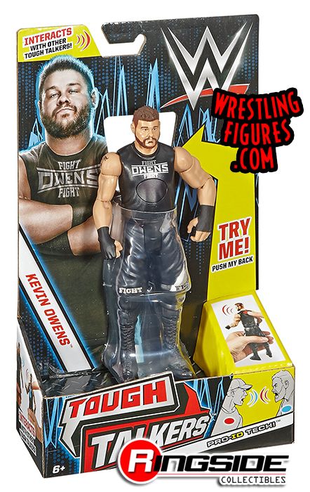 Kevin Owens - WWE Tough Talkers Series 1 Toy Wrestling action figure by Mattel!